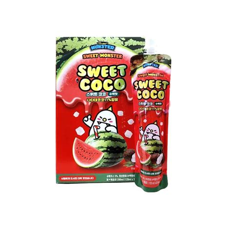 Sweet Coco Jelly Watermelon 120ml Montreal Based Exotic Snacks