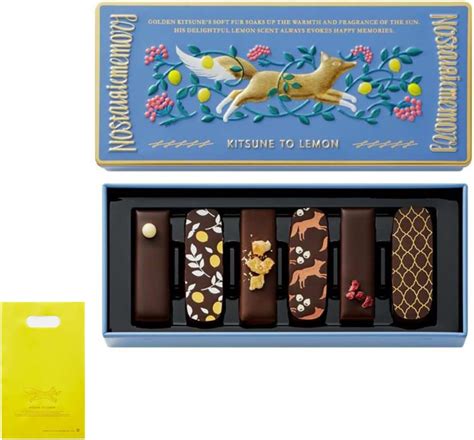 Jp ショップバッグ付属 Kitsune To Lemon キツネとレモン 冬のノスタルジックメモリー 6個入