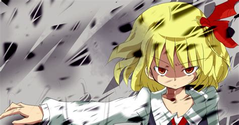 東方 毎回ルーミアの日に遅刻する事に激怒したルーミアの本気 マガリビーンズのイラスト Pixiv