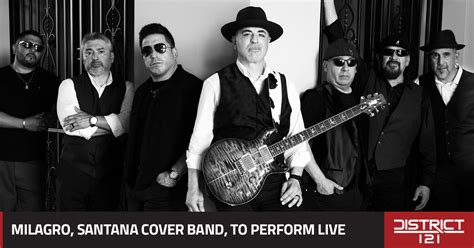 Milagro Santana Tribute Band Performs Live September 6 District 121