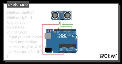 Ultrason Wokwi Esp32 Stm32 Arduino Simulator