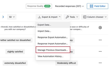 How To Download Qualtrics Survey Responses In Excel