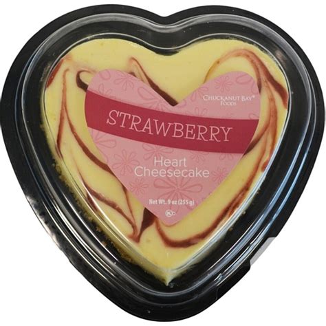 Chuckanut Bay Foods 5 Strawberry Cheesecake Heart 9 Ounce 6 Per Case