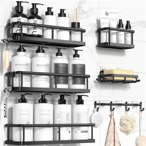 Yasonic Shower Caddy Adhesive Rustproof Shower Organizer