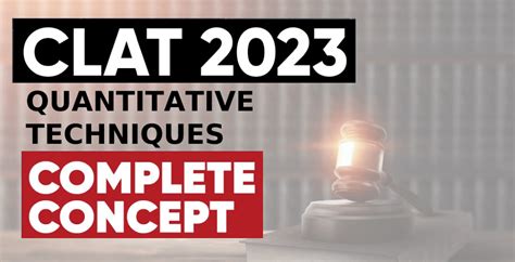 Clat Quantitative Techniques 2023 Syllаbus Expert Tips And Tricks