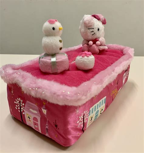 Sanrio Original Hello Kitty Tissue Box Cover Furniture And Home Living