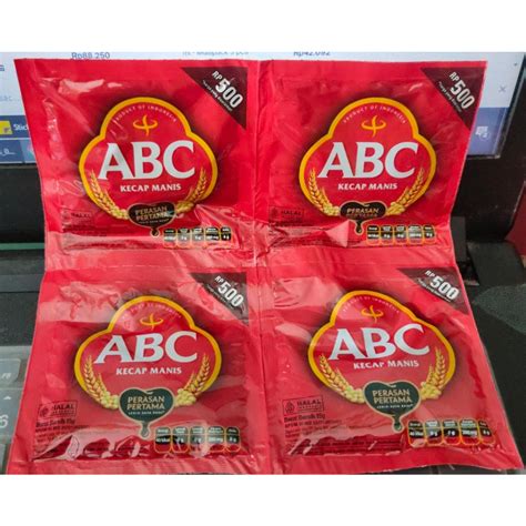 Jual Kecap Manis Abc Sachet 15 Ml 1 Renceng Isi 12 Shopee Indonesia