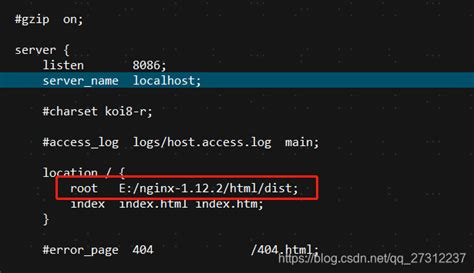 windows环境下nginx的nf文件dist文件静态页面配置 nginx匹配dist静态资源里面 csdn博客