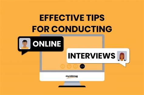 Effective Tips For Conducting Online Interviews MyJobMag