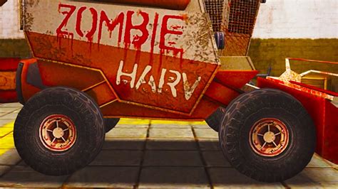 Машина КОМБАЙН Харвестер Zombie Derby 5 Финал игры Машинки Кида