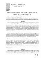 DE EVALUACIÓN DE LAS COMPETENCIAS PDF fileLa evaluación de