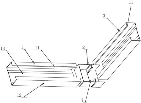 一种轻钢龙骨的垂直连接结构的制作方法