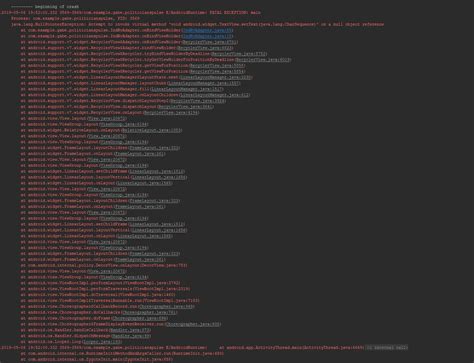 Android Attempt To Invoke Virtual Method On A Null Object Reference In