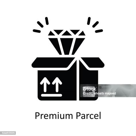 프리미엄 소포 벡터 솔리드 아이콘 디자인 그림입니다 배송 및 배송 기호 흰색 배경 Eps 10 파일 고객에 대한 스톡 벡터 아트 및 기타 이미지 Istock