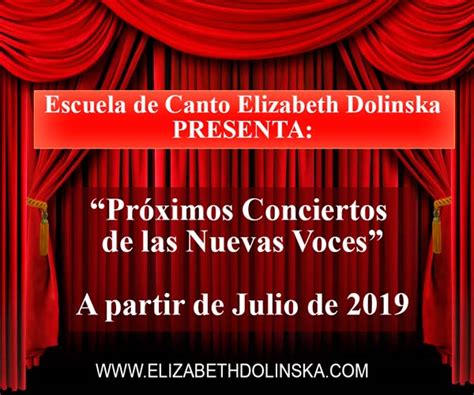 Próximos Conciertos de Alumnos de la Escuela de Canto