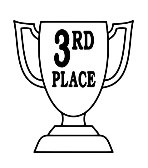 Printable Trophy For Adult Coloring Page Free Download And Print For You