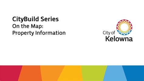 Property Information Interactive Maps City Build Youtube