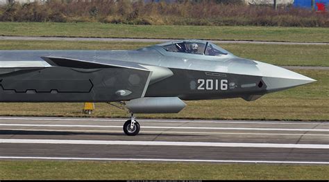 Close Up Of Chengdu J 20 Prototype 2016 The Fighter Entered Low Rate