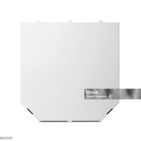 하나의 평범한 빈 흰색 골판지가 흰색으로 격리 된 피자 상자를 닫았습니다 평면도 0명에 대한 스톡 사진 및 기타 이미지 0명 광고 깨끗한 Istock