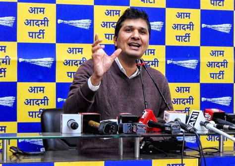 New Delhi Delhi Minister Saurabh Bharadwaj Addresses A Press Conference