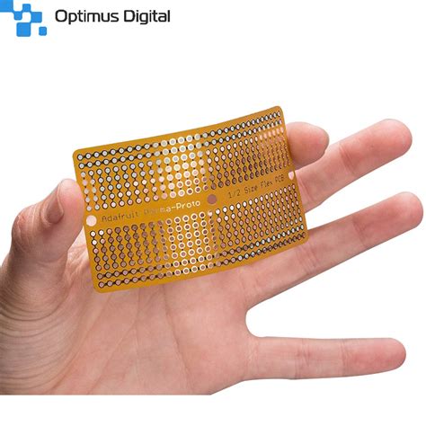 Adafruit Flex Perma Proto Half Sized Breadboard Flex Pcb Optimus Digital