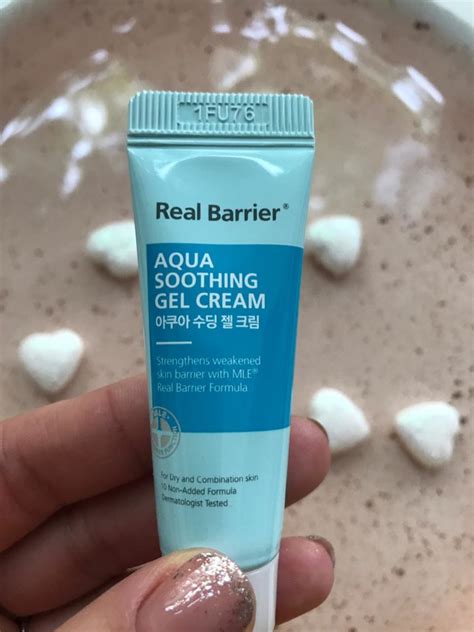 REAL BARRIER Aqua Soothing Gel Cream отзыв | Массаж лица Амстердам