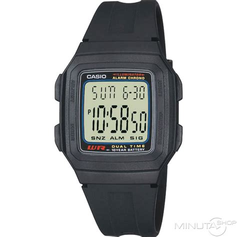 Купить часы Casio F 201w 1a [1avef] цена на Casio Collection F 201w 1a [1aef] в Minutashop