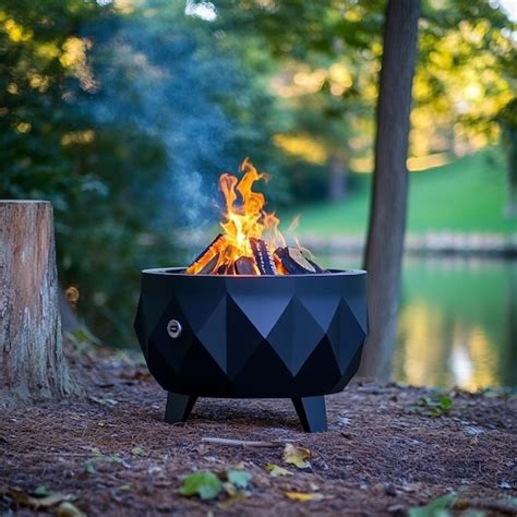 Sophisticated Portable Fire Pit With Advanced Safety Controls And Easy