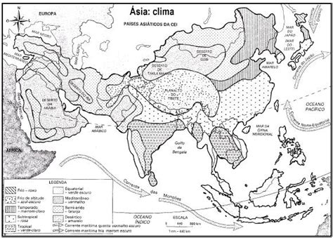 Geografia Fundamental Ásia Limites divisão política relevo