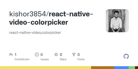 Github Kishor3854react Native Video Colorpicker React Native Videocolorpicker