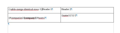 Is Table Merge Identical Rows 1 Implemented · Issue 551 · Open Xml Templatingdocxtemplater