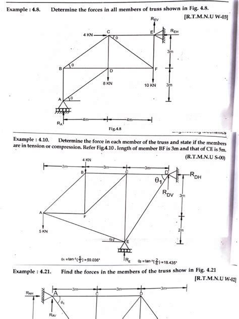 Truss Practice Problems Pdf