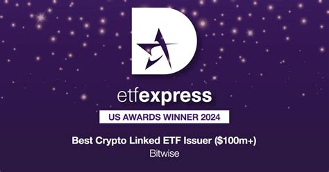 Bitwise Asset Management On Linkedin Bitwise Has Won Best Crypto Linked Etf Issuer 100m For