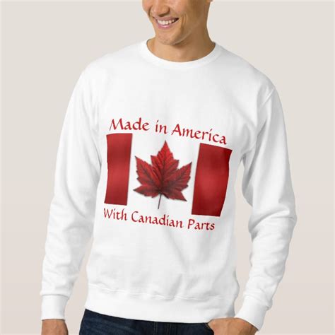 Canada Sweatshirt Canada Flag Sweatshirt Zazzleca