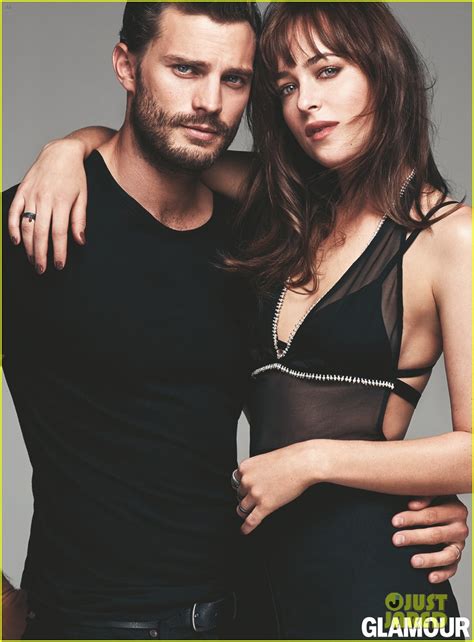 Jamie Dornan Dakota Johnson Discuss Their Turn Ons In Sexy Glamour Spread Photo