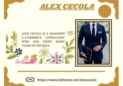 Alex Cecola Successful E Commerce Consultant Behance