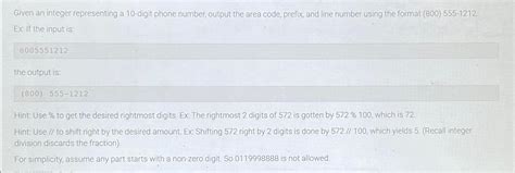 Solved Given An Integer Representing A Digit Phone Chegg