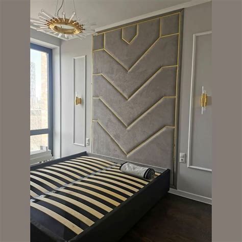 Мягкие стеновые панели в интерьерах спальни Luxury Bedroom Decor