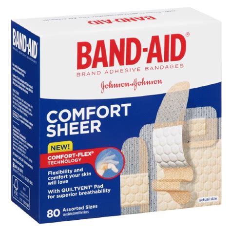 Band Aid Sheer Comfort Sheer Adhesive Bandages Assorted Ryan Pharmacy