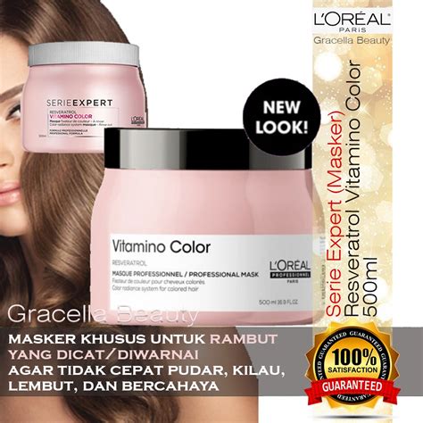 Jual Loreal Serie Expert Masker Masque Resveratrol Vitamino Color 500