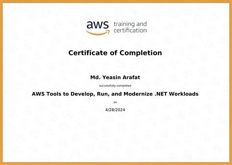 Aws Tools To Develop Run Modernize Net Workloads Course Certified