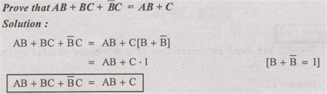 minimization of boolean expressions using algebraic method problems