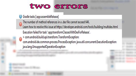 Android Dex File Exceeds 64k Methods During Signing Stack Overflow