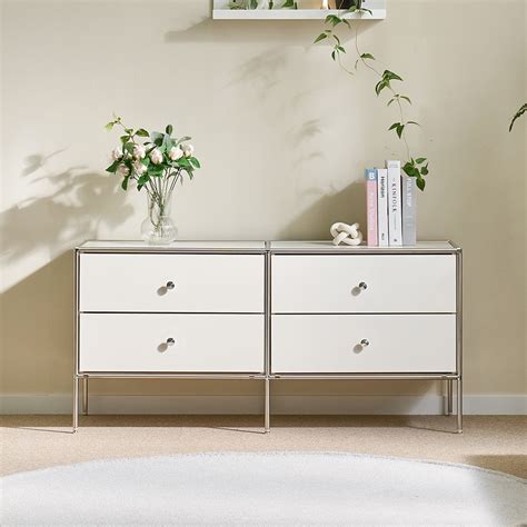 가이온 미드센츄리 2단서랍 1200 모듈가구 거실장