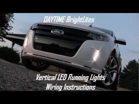 DAYTIME BrightLites LED Running Light Wiring Instructions YouTube