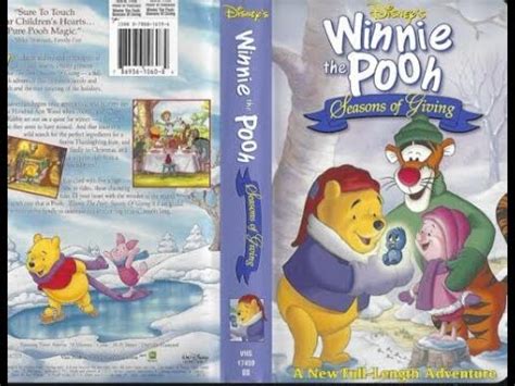 Opening And Closing To Winnie The Pooh Seasons Of Giving 1999 Vhs 23rd
