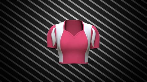 Sporty Bra Design Free 3d Model Cgtrader