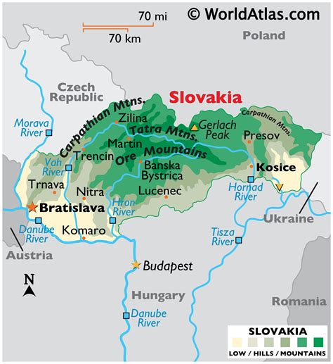 Slovakia Map Geography Of Slovakia Map Of Slovakia Worldatlas