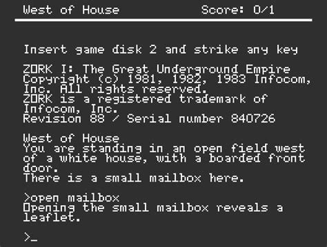 [Обзор] Zork и все все все или Двадцать шесть способов посетить