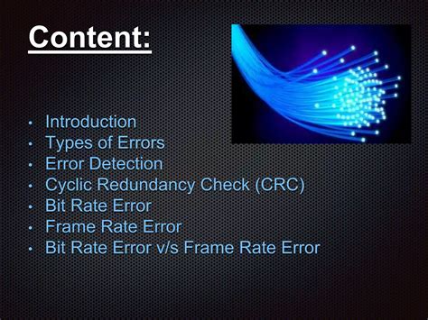 Error Detection In Data Communication System Pptx
